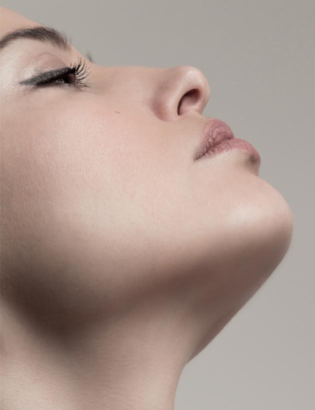 Strong Jawline Side View